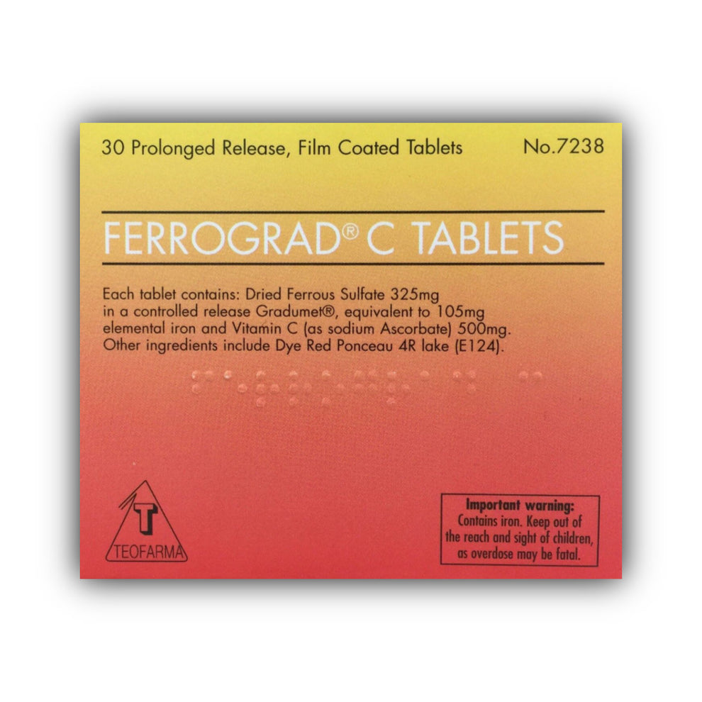 Ferrograd C Tablets - 30 – TheChemistOnline