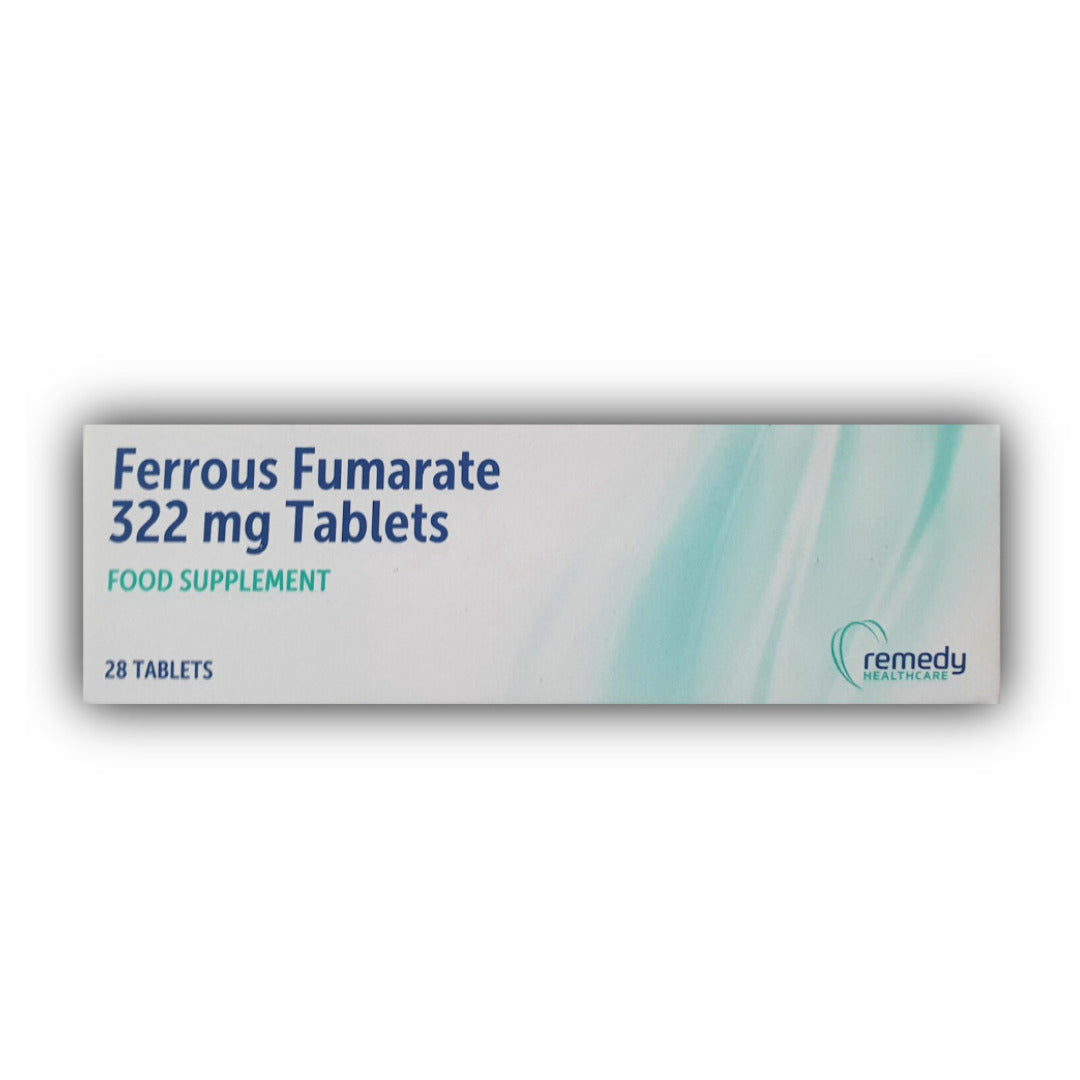 Ferrous Fumarate 322mg Tablets - 28 Count | Effective Iron Supplement ...