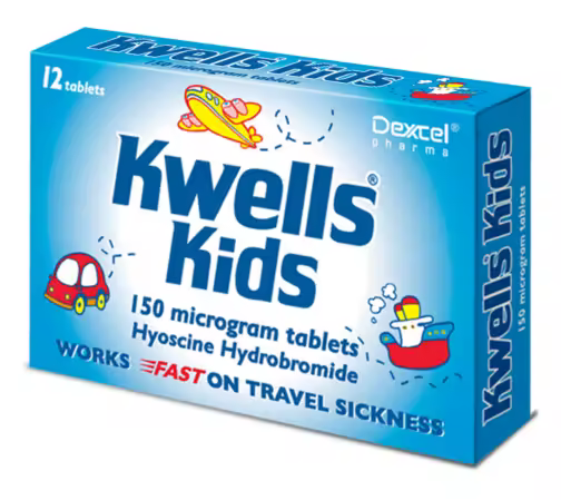 Kwells Kids 150 Microgram Tablets - 12 Tablets Uk pharmacy Stock ...