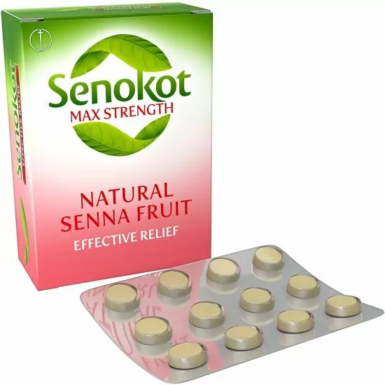 Senokot Senna Fruit Max Strength Constipation Relief 60 Tablets ...