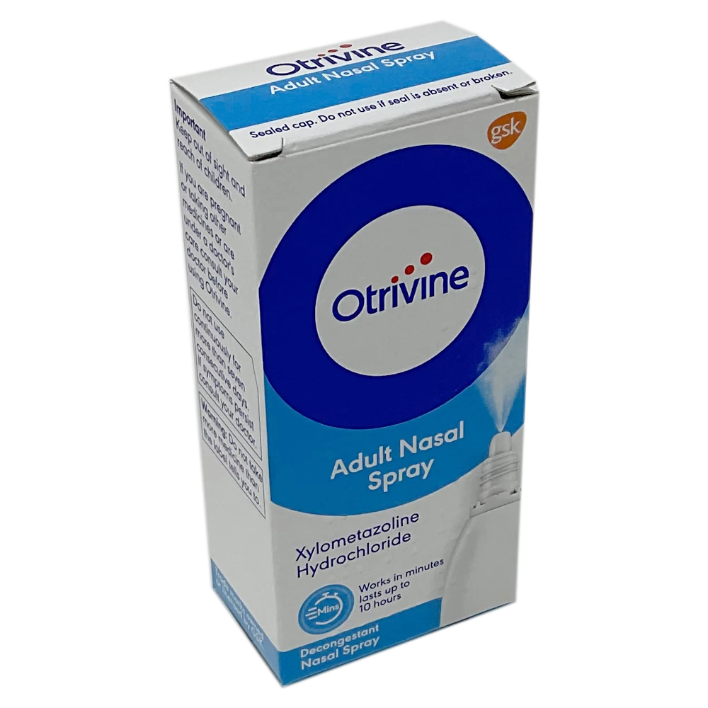 Otrivine Adult Nasal Spray 10ml (Xylometazoline Hydrochloride 0.1% ...
