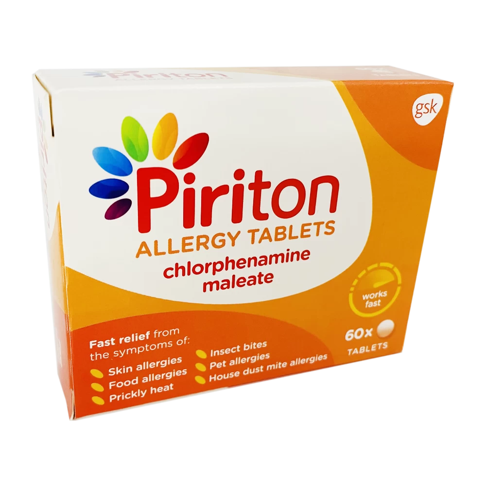 Piriton Allergy 4mg Tablets - 60 Tablets – TheChemistOnline