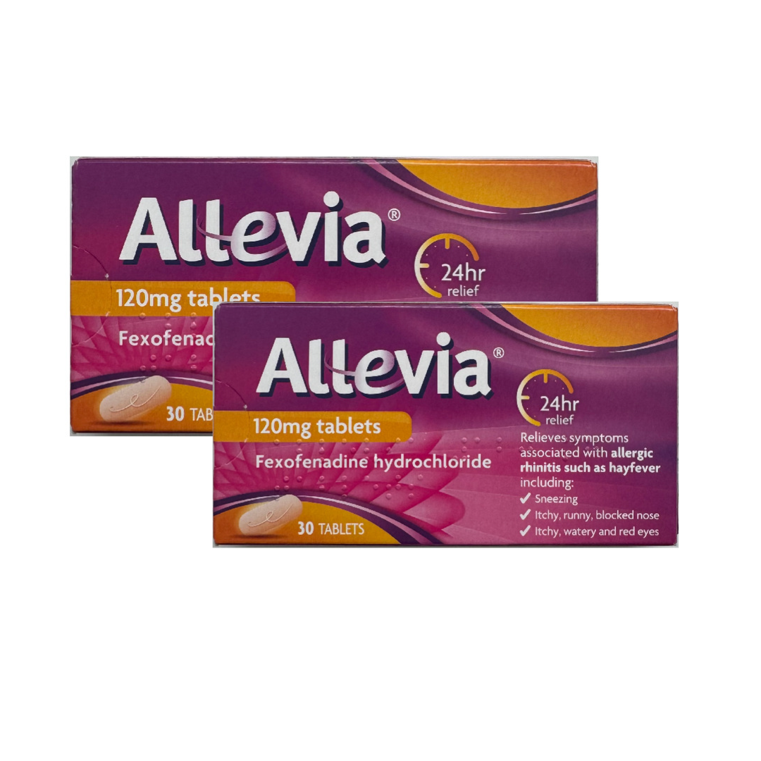 Allevia 120mg Hayfever Allergy Relief - 30 Tablets X2 – TheChemistOnline