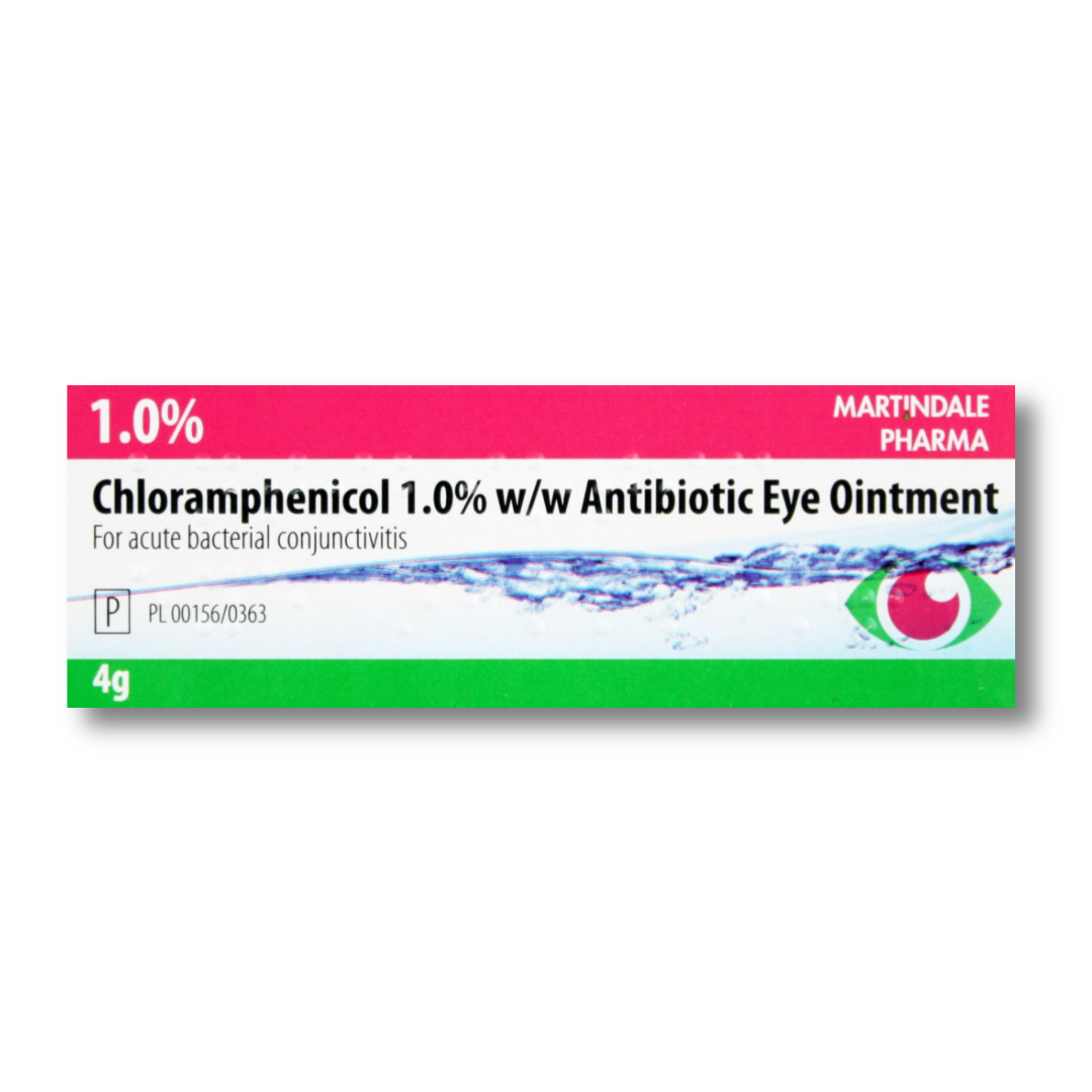 Chloramphenicol 1% Eye Ointment 4g Conjunctivitis Bacterial Infection ...